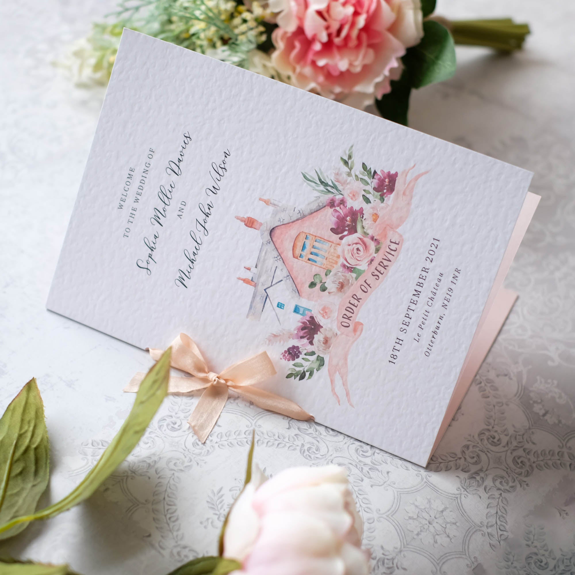 Custom Order of Services for Weddings – Splendid Swan